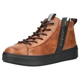 Sneaker Bugatti "Bugatti Sneaker Lederimitat", Herren, Gr. 42, cognac, Lederimitat, Schuhe Sneaker
