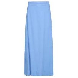 Midirock Levete Room "Levete Room Skirt LR-NAJA 30", Damen, Gr. M, l275, cornflower, Obermaterial: 55% Leinen, 45% Viskose, R&ouml;cke