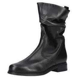 Stiefel Gabor COMFORT "Gabor Comfort Stiefel Leder", Damen, Gr. 37,5, schwarz, Leder, Schuhe Stiefel