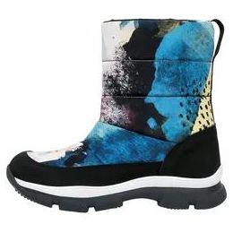 Snowboots DOGO "Nortia Winterboot / Snowboot Lapin Muse Damen Stiefeletten", Damen, Gr. 40, Normalschaft, blau, Polyurethan, Schuhe Snowboots, Handgefertigt