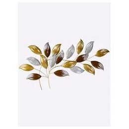 Wanddekoobjekt Heine HOME, goldfarben, braun, B:122cm H:60cm T:4,5cm, Wanddekoobjekte