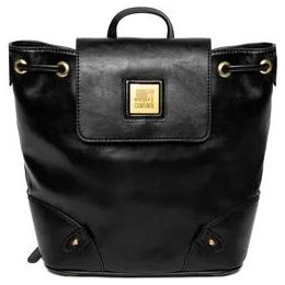 Tagesrucksack Juicy Couture "POPPY BACKPACK Damen", Gr. B/H/T: 12cm x 15cm x 24,5cm, onesize, schwarz, Polyurethane, Rucks&auml;cke, Rucksack Damen, Backpack, Tagesrucksack, Fashion, Lifestyle, Sale