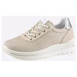 Sneaker Heine, Damen, Gr. 36, taupe, Synthetik, Schuhe Sneaker