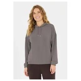 ENDURANCE ATHLECIA Kapuzensweatshirt ATHLECIA "NAMIER W", Damen, Gr. 34, gr&uuml;n, 51% Polyester, 44% Modal, 5% Elasthan, unifarben, kurz, ohne Ausschnitt, Sweatshirts, mit hohem Modal-Anteil