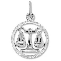 Sternzeichenanh&auml;nger ONE ELEMENT "Waage Sternzeichen Anh&auml;nger aus 925 Silber", silber, Schmuckanh&auml;nger, Damen, Waage, Silber 925 (Sterlingsilber), Ihr pers&ouml;nliches Sternzeichen &ndash; ein besonderes Geschenk mit Bedeutung