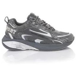 Sneaker Plein Sport "Lo-Top Turnschuhe", Damen, Gr. 44, Normalschaft, 72, schwarzgrau, Schuhe Sneaker