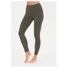 ENDURANCE ATHLECIA Trainingstights ATHLECIA "Elli", Damen, Gr. 44, EURO-Gr&ouml;&szlig;en, braun, 80% Polyester, 20% Elasthan, unifarben, Hosen, mit flachen N&auml;hten und Quick Dry-Technologie