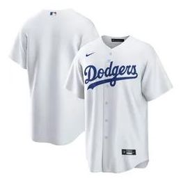 Footballtrikot Nike "Nike Trikot Los Angeles Dodgers Official Replica Home", Kinder, Gr. S, wei&szlig;, 100% Polyester, Trikots