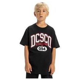 T-Shirt DC Shoes "Elective", Jungen, Gr. 14(155-164cm), schwarz, Obermaterial: 75% Walkfrottier, 25% Walkfrottier;, Shirts T-Shirt