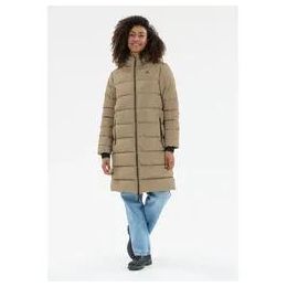 Wintermantel WHISTLER "Amaret", Damen, Gr. 38, beige, 100% Polyester, unifarben, lang, ohne Ausschnitt, M&auml;ntel Wintermantel, mit Kunstdaunenpolster und 2-Wege-Rei&szlig;verschluss