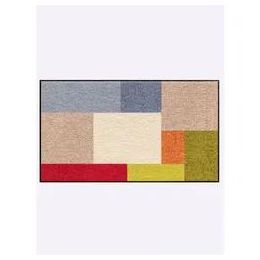 Fu&szlig;matte Heine HOME Gr. 6, beige, bunt, B:70cm H:7mm L:185cm, Polyamid, Teppiche, Fu&szlig;matte