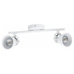 Eglo Deckenspot "SERAS 1", wei&szlig;, 2, Leuchten, LED Deckenleuchte, LED Deckenlampe, wei&szlig;, Leuchtmittel inkl., Deckenspot