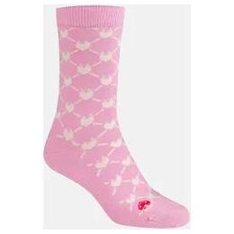 LIEBLINGSST&Uuml;CK Langsocken LIEBLINGSST&Uuml;CK "Lovely Socks "AudreyEP" aus Baumwollmix", Damen, Gr. 39-42, 315, rose, Baumwolle, Elasthan, Polyamid, normal, Socken, mit Baumwoll-Anteil