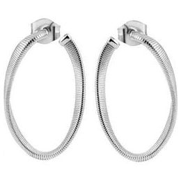 Paar Ohrstecker Firetti "Schmuck Geschenk Silber 925 Ohrschmuck Ohrringe", silberfarben, Ohrringe, Damen, 32,3mm, Silber 925 (Sterlingsilber)