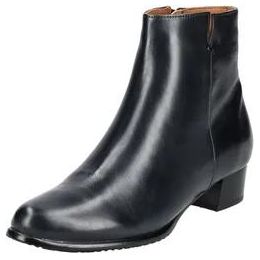 Ankleboots Everybody "Everybody Stiefelette Leder", Damen, Gr. 40, blau (dunkelblau), Leder, Schuhe Ankleboots