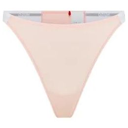 String HUGO UNDERWEAR "HUGO ID", Damen, Gr. L, light, pastel pink, Jersey, Obermaterial: 93% Baumwolle, 7% Elasthan, k&ouml;rpernah, Unterhosen String
