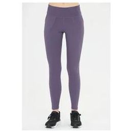 Lauftights Endurance "Tarole", Damen, Gr. 36, EURO-Gr&ouml;&szlig;en, blau, 77% Polyamid, 23% Elasthan, unifarben, Hosen, Mit Quick-Dry-Funktion