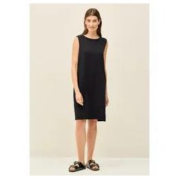 Sommerkleid Cecil, Damen, Gr. L42, US-Gr&ouml;&szlig;en, schwarz, Stoff, 56% Viskose, 43% Polyester, 1% Elasthan, unifarben, normal knieumspielend, Rundhals, abgesteppt, Kleider Sommerkleid, knielang