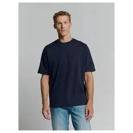 T-Shirt NO EXCESS "NO EXCESS T-Shirt mit Rundhalsausschnitt", Herren, Gr. 3XL, blau (dunkelblau), 100% baumwolle, Shirts T-Shirt