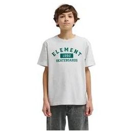 T-Shirt Element "Home Team", Jungen, Gr. 12(148-156cm), mid grau heather, Obermaterial: 100% Walkfrottier;, Shirts T-Shirt