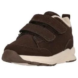 Klettschuh ZIGZAG "Aliano", Kinder, Gr. 21, wei&szlig; (espresso, wei&szlig;), Rindsleder, Schuhe Klettschuh, mit praktischem Klettverschluss