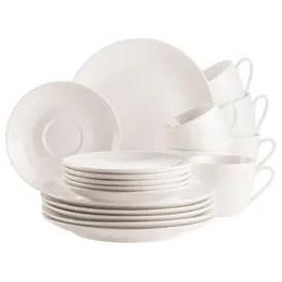 M&auml;ser Kaffeeservice M&Auml;SER "BELMIRA, Geschirr-Set, Porzellan", wei&szlig;, 18 Stk., Porzellan, Geschirr-Sets, Kaffeeservice