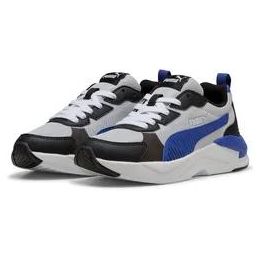 Sneaker Puma "X-Ray 3 Sneakers Jugendliche", Damen, Gr. 36, schwarz (glacial gray vivid blau schwarz), Obermaterial: Synthetik, Textil. Futter: Textil. Innensohle: Textil. Laufsohle: Synthetik, Gummi, Schuhe Sneaker