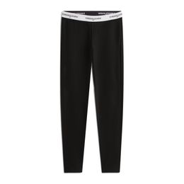 Tommy Jeans Leggings Damen Gr&ouml;&szlig;e L schwarz / wei&szlig;