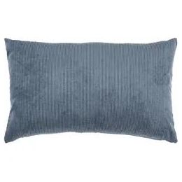 Dekokissen Pad "CASUAL", dusty blau, unifarben, B:35cm L:60cm, Polyacryl, Polyester, Dekokissen_Sitzkissen_Kissenh&uuml;llen, Made in Europe