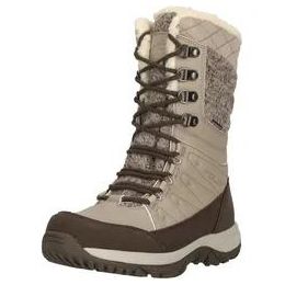 Stiefel MOLS "Bakan", Damen, Gr. 39, grau, beige, Kunstfaser, Polyurethane, Schuhe Stiefel, mit wasserdichtem Materisl