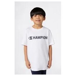 T-Shirt Champion "SPORTWEAR T-SHIRT Standard Fit", Jungen, Gr. XL (164/170), wht, Obermaterial: 100% Baumwolle, Shirts T-Shirt