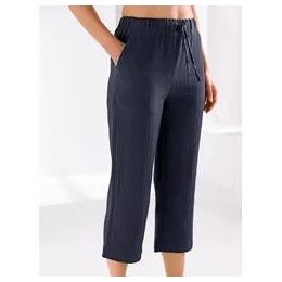 w&auml;schepur Culotte W&Auml;SCHEPUR, Damen, Gr. 44/46, Normalgr&ouml;&szlig;en, marine, 100% Baumwolle, unifarben, Hosen Culotte