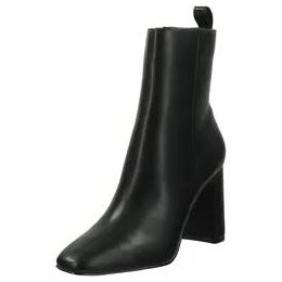 High-Heel-Stiefelette Steve Madden "Steve Madden Stiefelette Lederimitat", Damen, Gr. 41, schwarz, Lederimitat, Schuhe