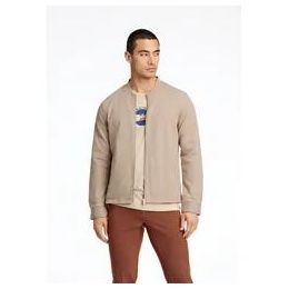Hemdjacke LINDBERGH "Hemdjacke Slim Fit", Herren, Gr. XXL, beige (sand mix), Obermaterial: 75% Polyester, 22% Viskose, 3% Elasthan; Futter: 95% Polyester, 5% Elasthan, schmal, Jacken