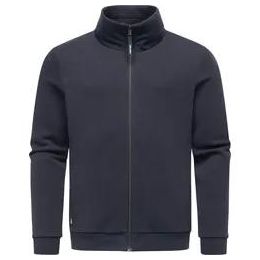 Sweatjacke Ragwear "Jettrys", Damen, Gr. M (50), navy, Material: 70% Baumwolle, 30% Polyester, Basic, gerade h&uuml;ftbedeckend, hoch geschlossener Ausschnitt, &Auml;rmel ohne &Auml;rmelschlitz B&uuml;ndchen, Sweatjacken Sweatjacke, Weiche Herren Alltagsjacke
