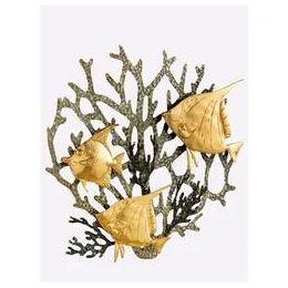 Wanddekoobjekt Heine HOME, natur, gr&uuml;n, B:55cm H:49cm T:4cm, Wanddekoobjekte