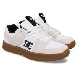 Sneaker DC Shoes "Lynx Zero", Herren, Gr. 7(39), wei&szlig; (wei&szlig;, gum), Obermaterial:50.51% Leder, 39.8% Synthetikmaterial, 9.69% Microfaser;, Schuhe Sneaker