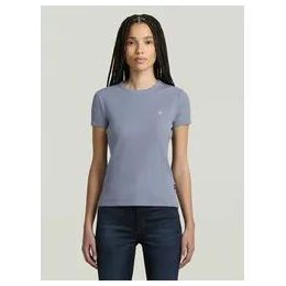 G-Star Raw T-Shirt G-STAR "Rib Cap Sleeve T-Shirt", Damen, Gr. L, amann, Obermaterial: 94% Baumwolle, 6% Elasthan, Shirts T-Shirt