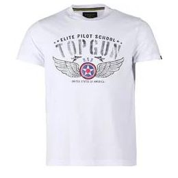 T-Shirt Top Gun "TG25010", Damen, Gr. 3xl, wei&szlig;, Obermaterial: 100% Baumwolle, Shirts T-Shirt
