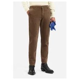 Chinohose NO EXCESS "NO EXCESS Gerippte Cordhose Pants Chino Stretch Corduroy", Herren, Gr. 3XL, taupe, 98% Baumwolle, 2% Elasthan, Hosen Chinohose