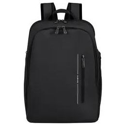 Laptoprucksack Samsonite "GLAM-GO 15,6 Zoll", Gr. B/H/T: 30cm x 42cm x 13cm, schwarz, Polyester, Rucks&auml;cke Laptoprucksack