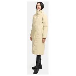 Wintermantel Navahoo "Traumbl&uuml;te 14", Damen, Gr. XXL (44), beige, Obermaterial: 100% Polyester; Innenfutter: 100% Polyester; Wattierung: 100% Polyester; &Auml;rmelfutter: 100% Polyester, gerade ca. Mitte Wade, &Auml;rmel ohne &Auml;rmelschlitz Rippstrickb&uuml;ndchen, M&auml;ntel Wintermantel, Warmer Parka mit Stehkragen