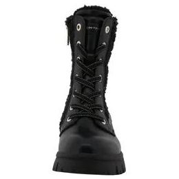 Stiefel Tom Tailor "Tom Tailor Winter Boots", Damen, Gr. 38, schwarz, unifarben, Schuhe Stiefel