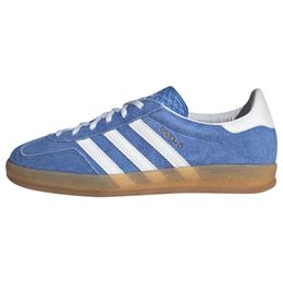 adidas originals Sneaker 'Gazelle' Herren Gr&ouml;&szlig;e 44 himmelblau / gold / wei&szlig;
