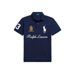 Polo Ralph Lauren Poloshirt Herren Gr&ouml;&szlig;e L navy / gelb / rubinrot / wei&szlig;