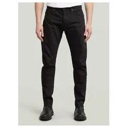 G-Star Raw Regular-fit-Jeans G-STAR "Contor Slim Jeans", Herren, Gr. 27, L&auml;nge 32, pitch schwarz, Obermaterial: 74% Baumwolle, 25% Baumwolle, 1% Elasthan, Jeans
