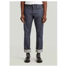 G-Star Raw 5-Pocket-Jeans G-STAR "Mosa Straight Selvedge Jeans", Herren, Gr. 31, L&auml;nge 32, raw denim, Obermaterial: 99% Baumwolle, 1% Elasthan, Jeans 5-Pocket-Jeans