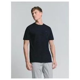 T-Shirt NO EXCESS "NO EXCESS Crewneck T-Shirt", Herren, Gr. 3XL, blau (dunkelblau), 92% Baumwolle, 5% Elasthan, 3% Polyester, Shirts T-Shirt