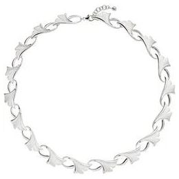 Collier Jobo "Kette Ginkgo Ginko", silber 925, Halsketten, Damen, Silber 925 (Sterlingsilber), L: 47, Collier, 925 Silber 47 cm