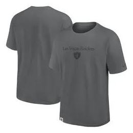T-Shirt Nike "Nike T-Shirt Las Vegas Raiders Nike SS Loose Fit Cotton", Damen, Gr. XXL, grau, 100% Baumwolle, Shirts T-Shirt